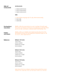 Chronological resume template in Word and Pdf formats