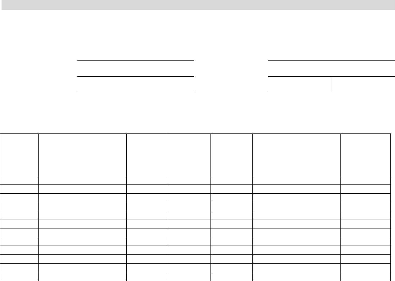 Project schedule worksheet in Word and Pdf formats