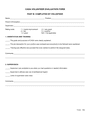 Sample volunteer evaluation form in Word and Pdf formats