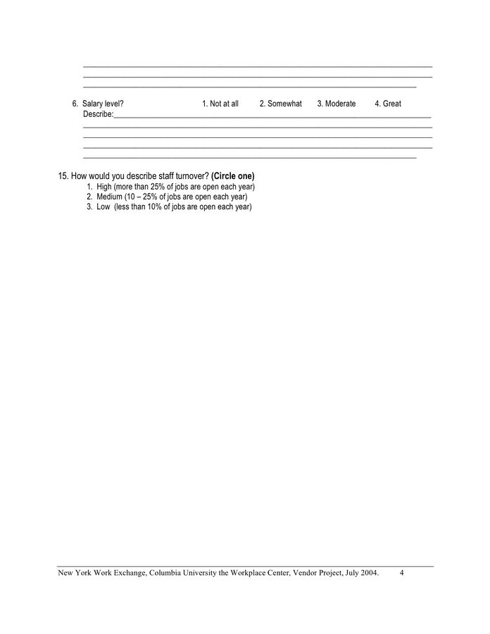 Employer information sheet in Word and Pdf formats - page 4 of 7