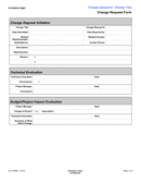 Change Request Template - download free documents for PDF, Word and Excel