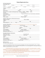 Sample patient registration form in Word and Pdf formats