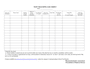 Test tracking log sheet in Word and Pdf formats