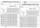 Basketball Score Sheet - download free documents for PDF, Word and Excel
