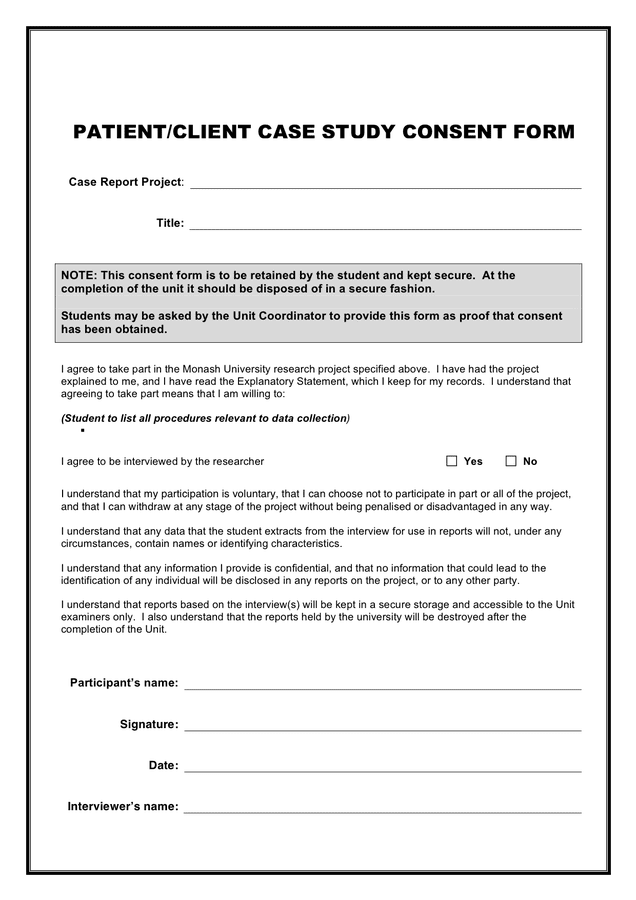 Patien confidentiality form sample in Word and Pdf formats - page 2 of 2