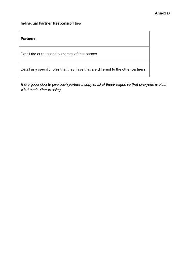 Partnership Agreement Template in Word and Pdf formats - page 5 of 5