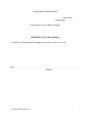 Certificate of pleadings (Canada) in Word and Pdf formats
