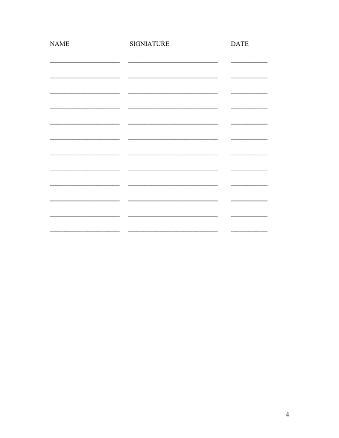 Partnership Agreement in Word and Pdf formats - page 4 of 4