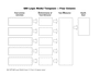BDI logic model four column template in Word and Pdf formats