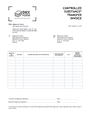 Controlled substance transfer invoice in Word and Pdf formats