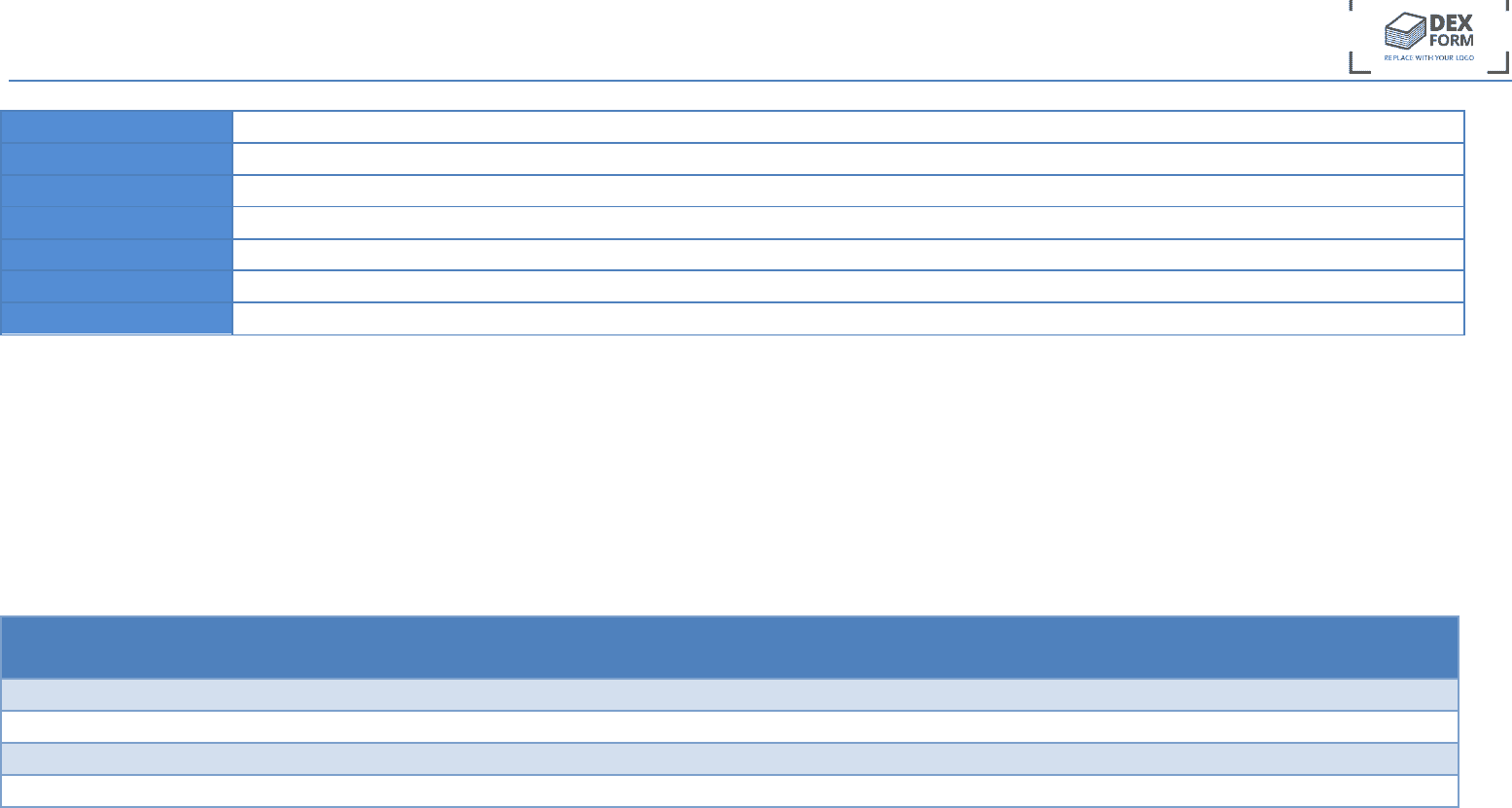 Training plan template in Word and Pdf formats