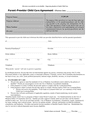 Parent-provider child care agreement sample in Word and Pdf formats