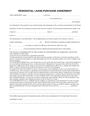 Residential lease - purchase agreement in Word and Pdf formats