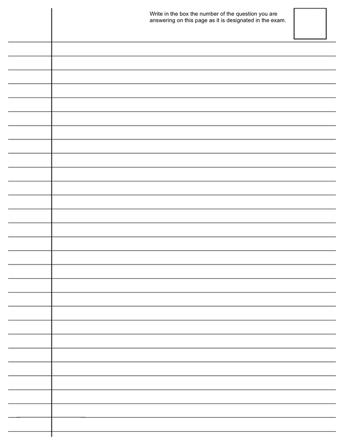 Lined paper in Word and Pdf formats - page 2 of 2