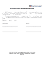 Authorization to release escrow funds sample in Word and Pdf formats