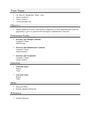 Professional cv template in Word and Pdf formats