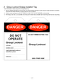Danger / notice tag templates in Word and Pdf formats