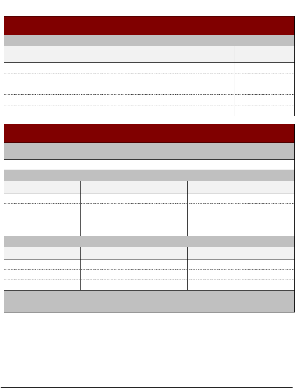 Project scope statement template in Word and Pdf formats - page 3 of 6