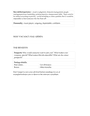 Job brief template in Word and Pdf formats