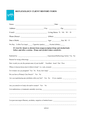 Reflexology client history form in Word and Pdf formats