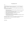 Pre-appointment letter template in Word and Pdf formats