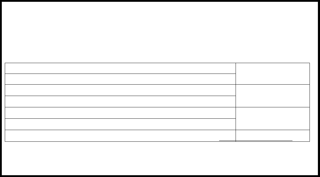 Financial statement template in Word and Pdf formats