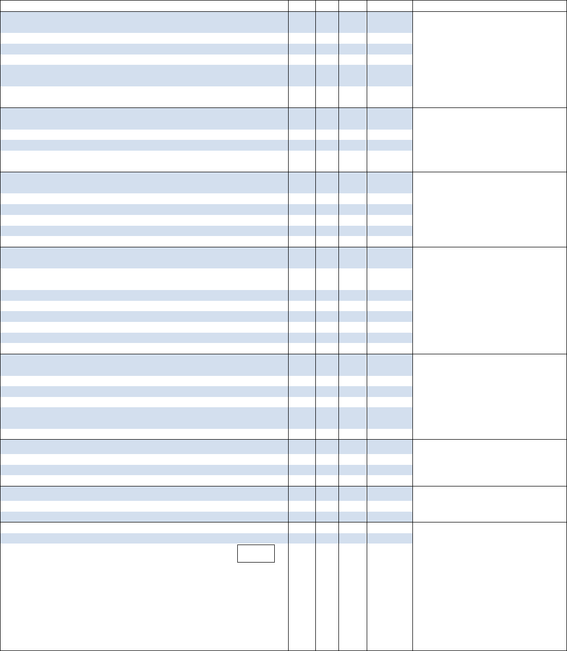 General laboratory safety survey form in Word and Pdf formats - page 2 of 5