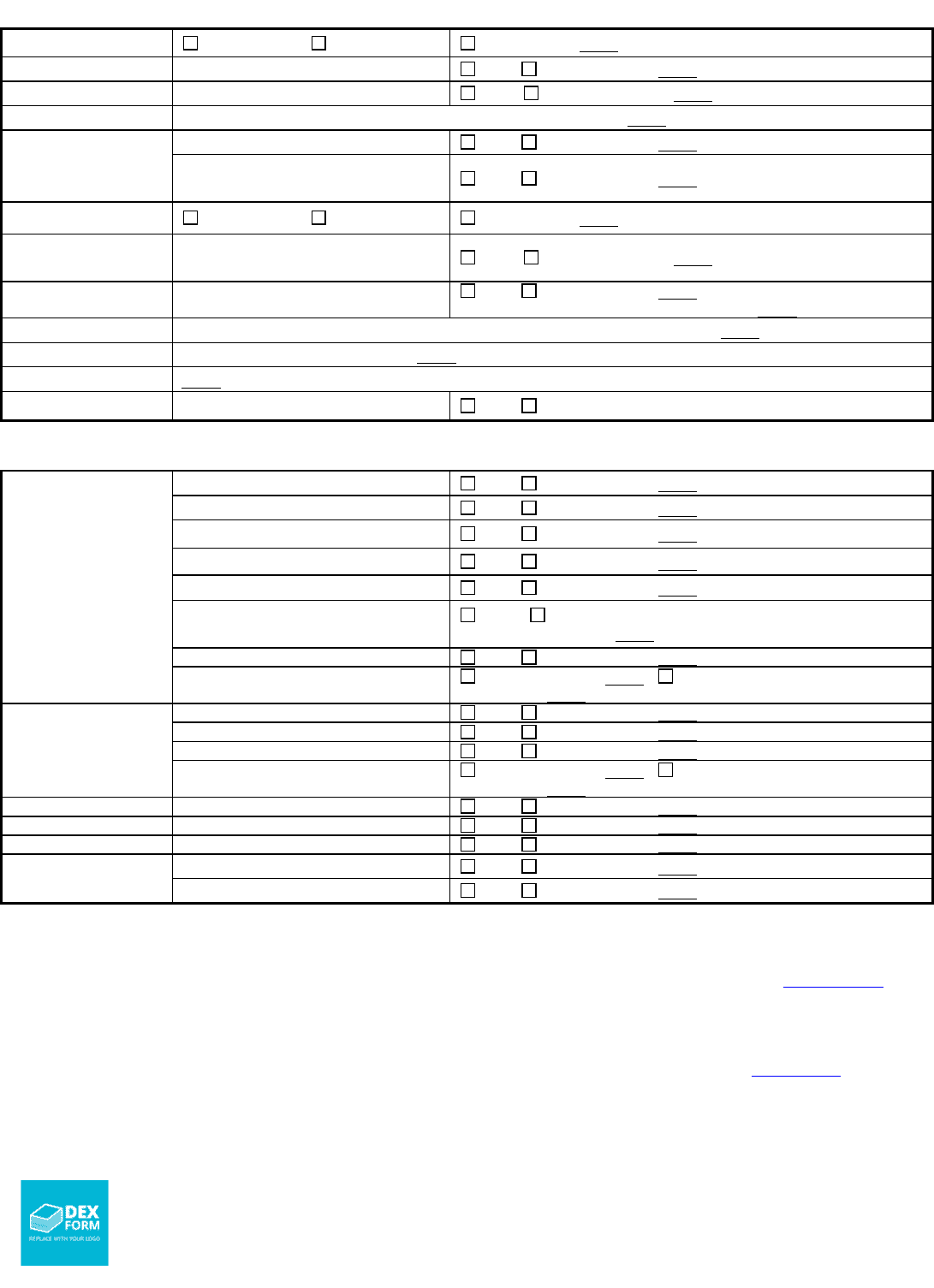 Idle plant report template in Word and Pdf formats - page 2 of 2