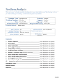 Root Cause Analysis Template - download free documents for PDF, Word ...