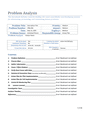 Problem analysis template in Word and Pdf formats