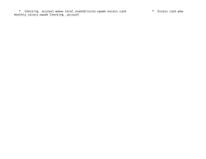 Yearly budget template in Word and Pdf formats - page 2 of 2