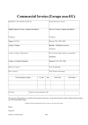 commercial invoice template europe