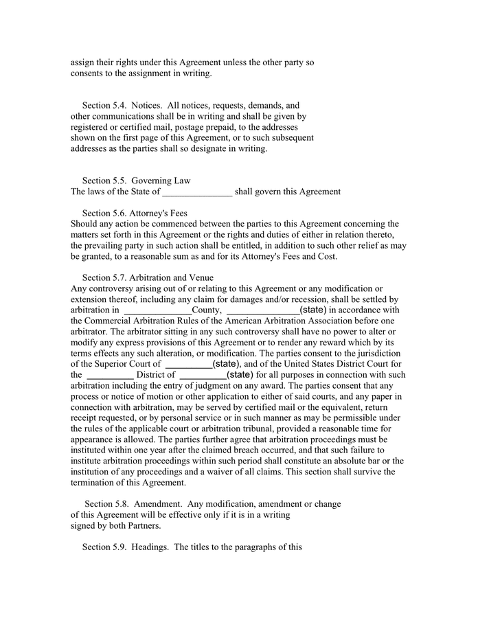 Sales agency agreement template in Word and Pdf formats - page 7 of 8