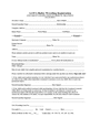 Wrestling registration and waiver form in Word and Pdf formats