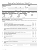 Medical Application Form - download free documents for PDF, Word and Excel