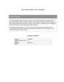 Work Authorization Form Template in Word and Pdf formats
