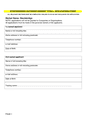 Outdoor market stall application form in Word and Pdf formats - page 2 of 6