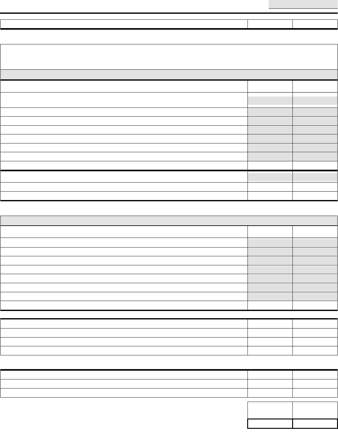 Form 13B net family property statement (Canada) in Word and Pdf formats ...