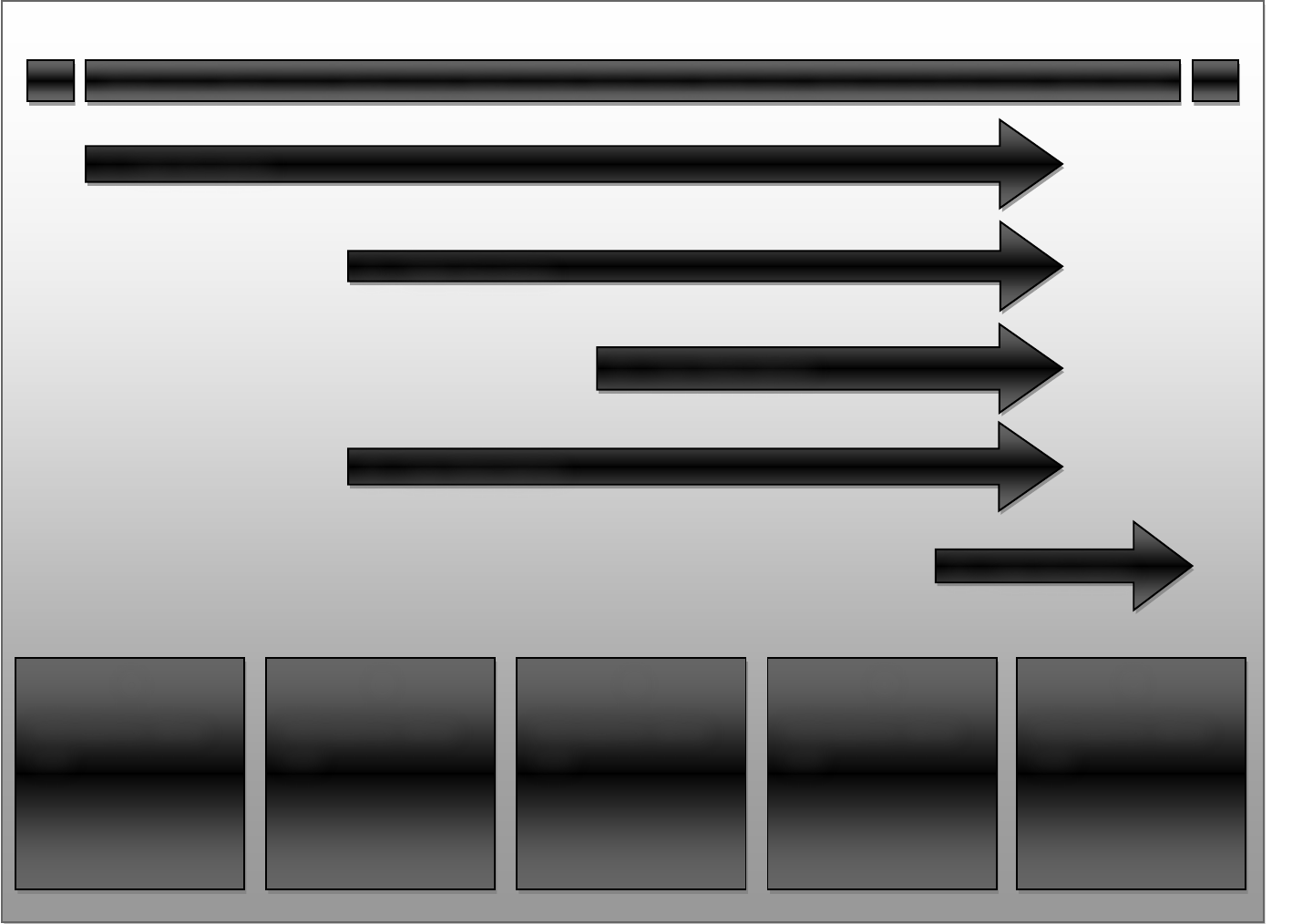 Project timeline template in Word and Pdf formats