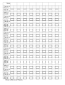 Score Sheet - download free documents for PDF, Word and Excel