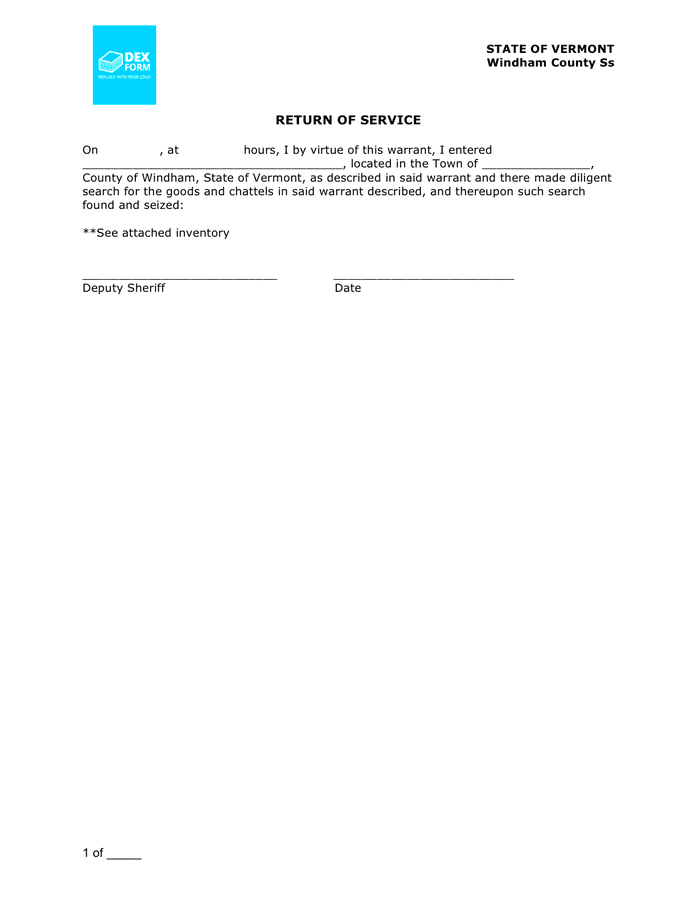 Application for search warrant with affidavit (Vermont) in Word and Pdf ...
