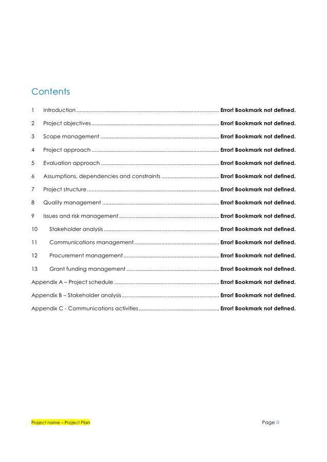 Project Plan Template In Word And Pdf Formats Page 3 Of 18 project-plan-template-in-word-and-pdf-formats-page-3-of-18
