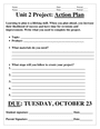 Project Timeline in Word and Pdf formats