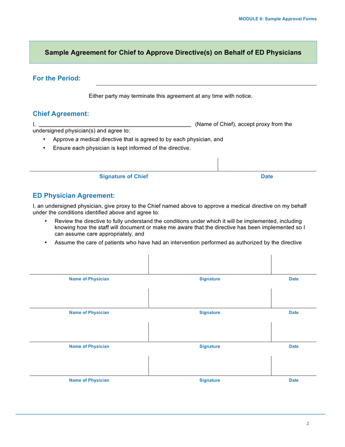Hospital approval forms in Word and Pdf formats - page 4 of 7