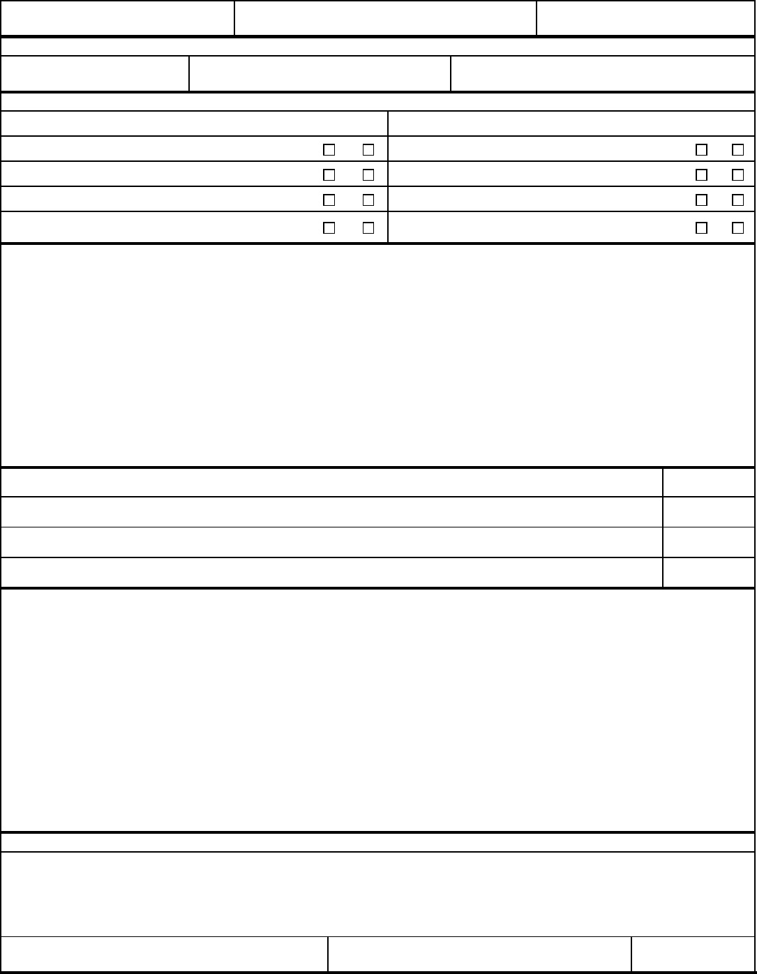 Army medical history form in Word and Pdf formats - page 2 of 2