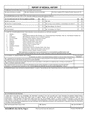 Army medical history form in Word and Pdf formats