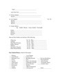 Weight loss medical history form in Word and Pdf formats