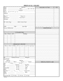 Prenatal chart template in Word and Pdf formats