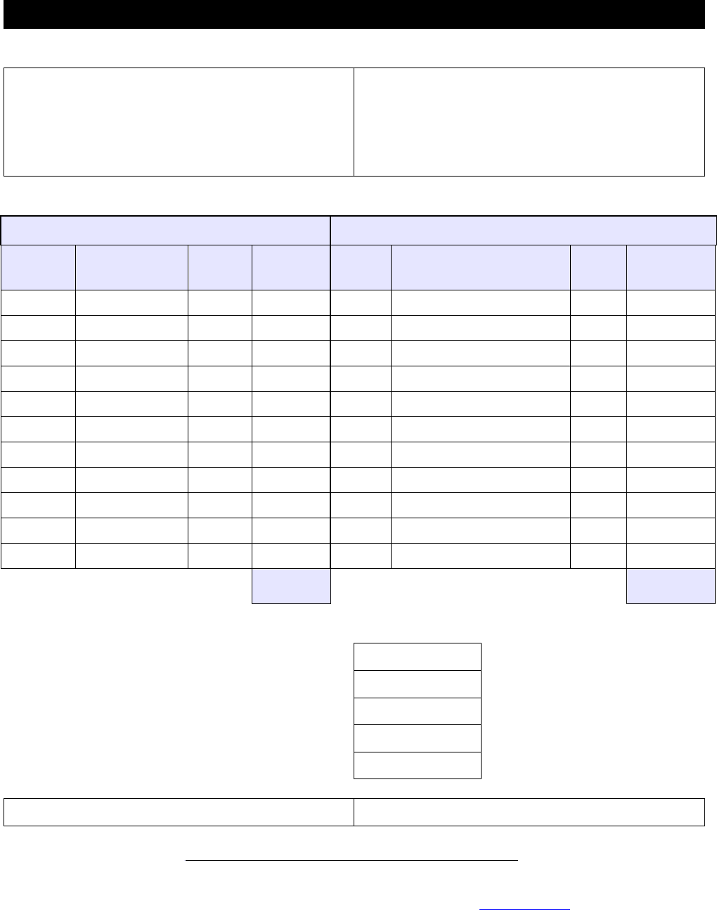 Service invoice template in Word and Pdf formats