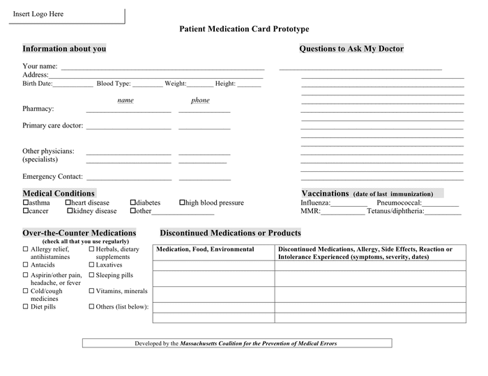 Prescription medications chart template in Word and Pdf formats - page ... Prescription medications chart template in Word and Pdf formats - page ...